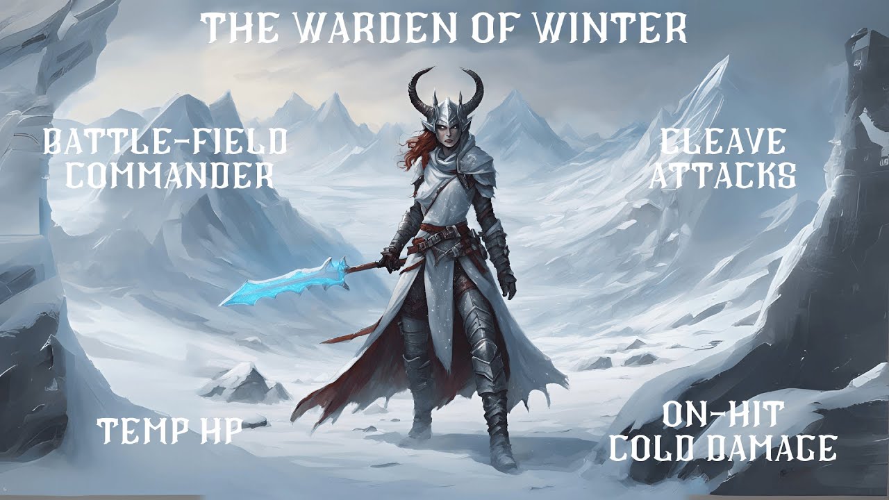 The Warden of Winter: Ranger/Cleric [Dungeons and Dragons 2024 5th ...