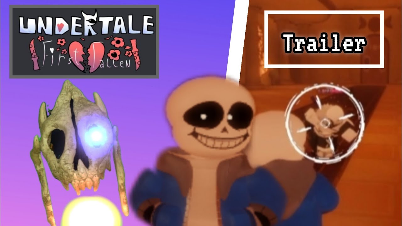 undertale: first fallen - roblox trailer - YouTube
