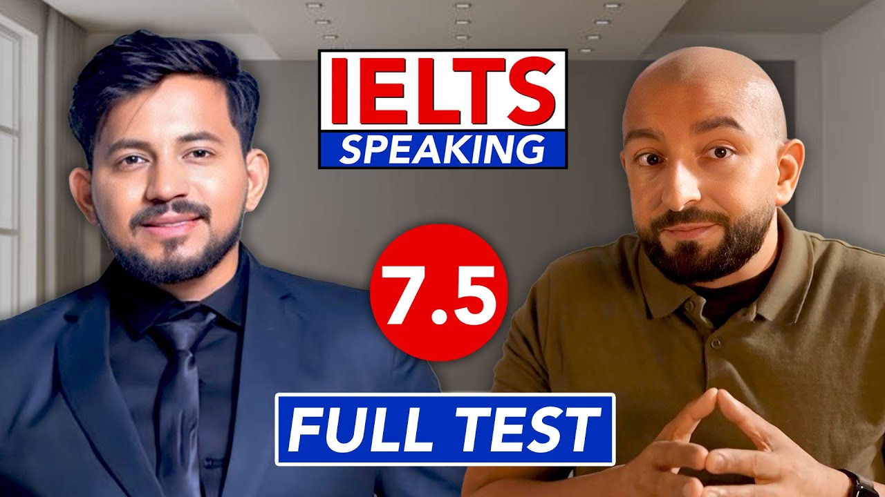 IELTS Speaking Test Band 7.5 | Mock Test | Indian Student 🇮🇳 - YouTube
