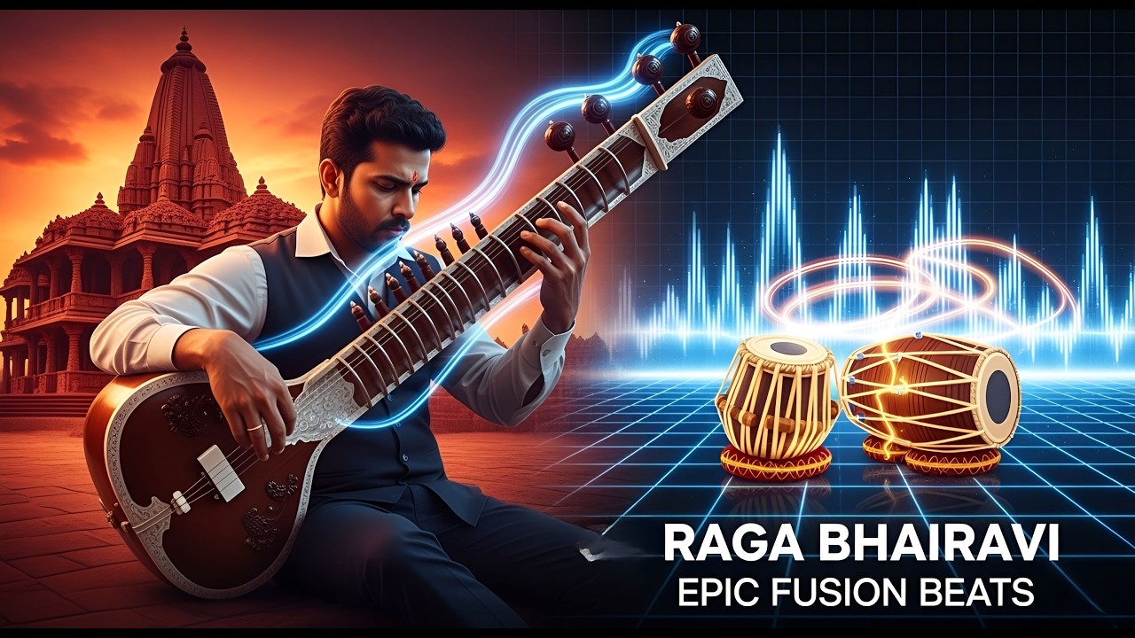 Bhairavi Pulse | Epic Indian Classical Fusion | Sitar, Tabla, Dhol ...