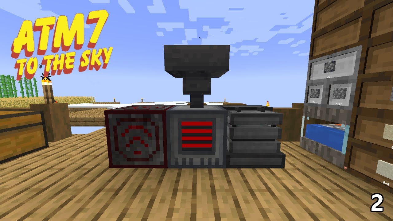 First Power! - ATM7 To The Sky #2 - YouTube