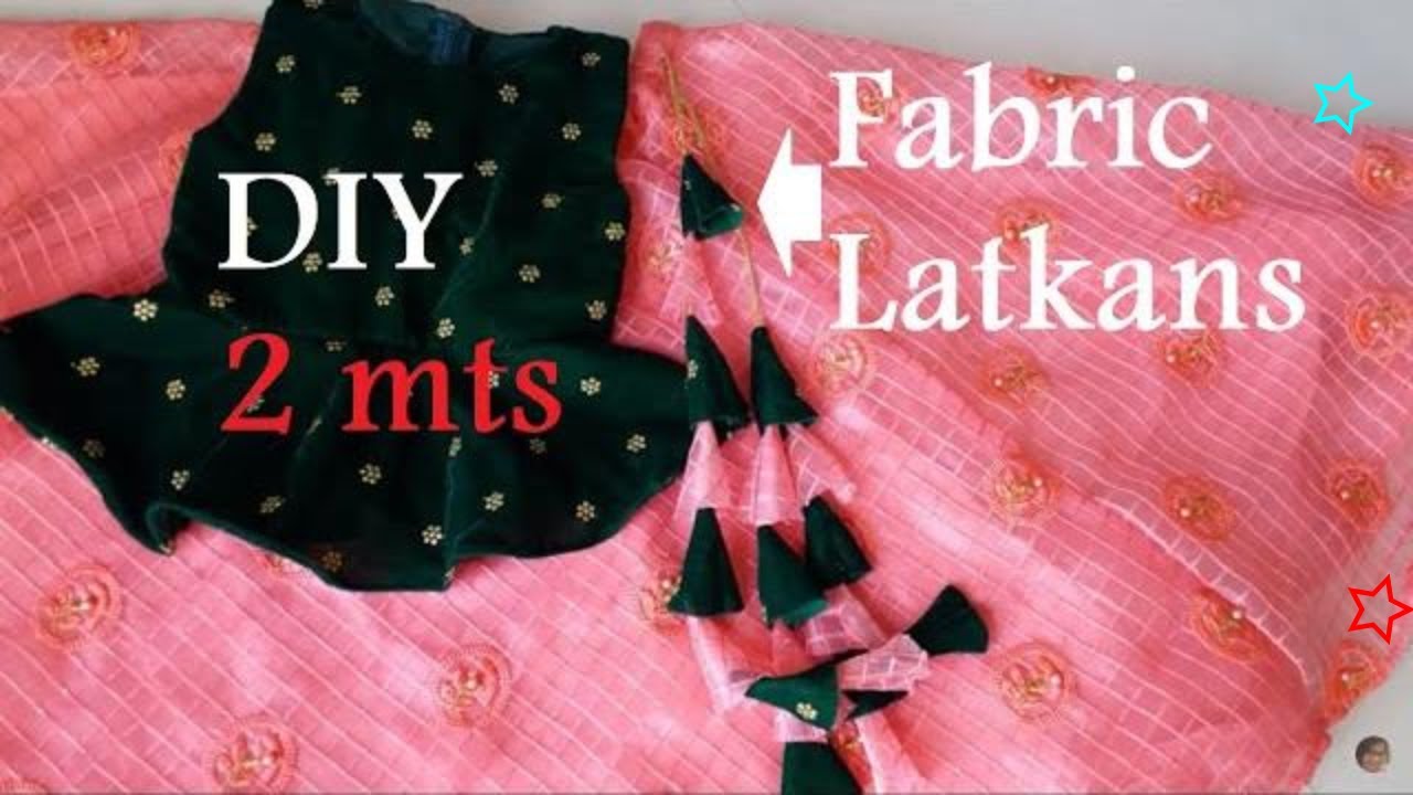 How to make LATKAN/TASSELS for Lehenga | DIY using Fabric | Beginner ...