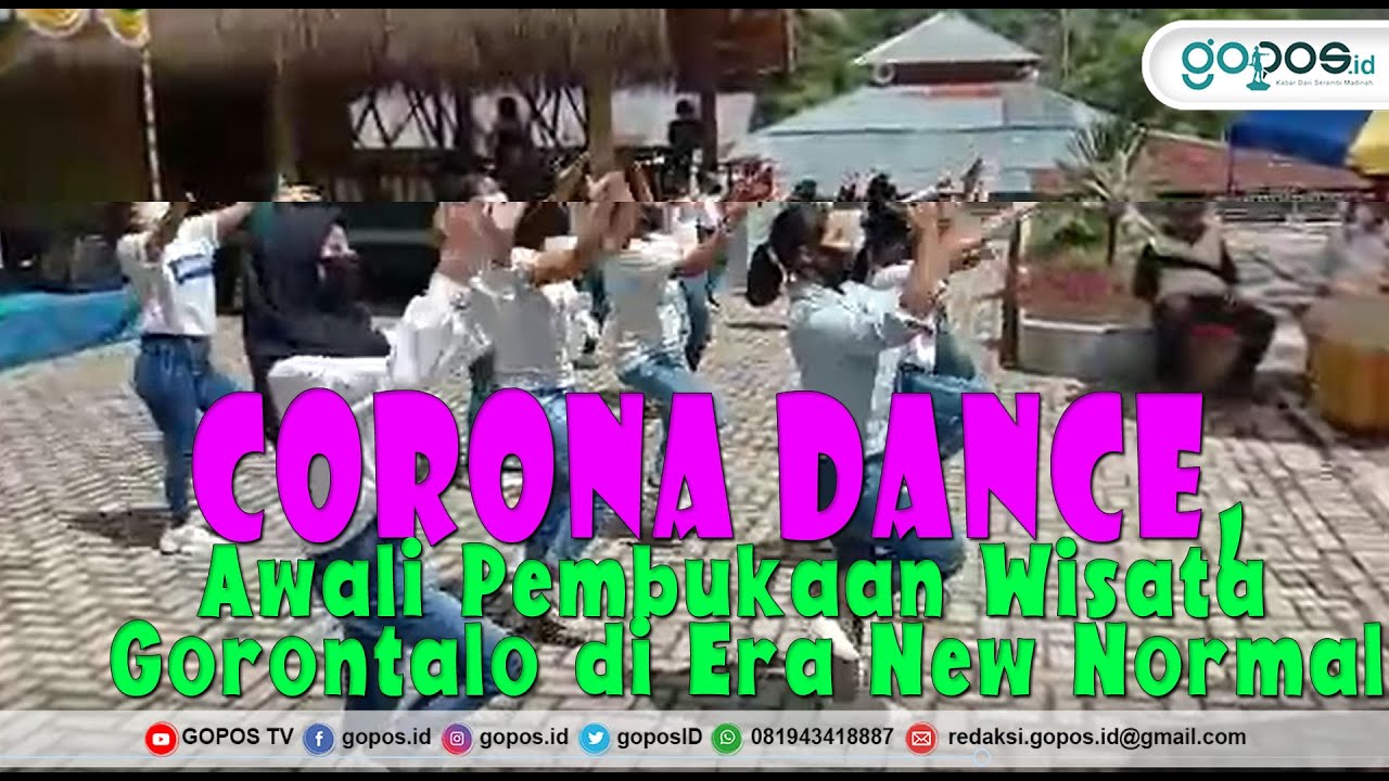 Corona Dance, Awali Pembukaan Wisata Kota Gorontalo di Era New Normal ...
