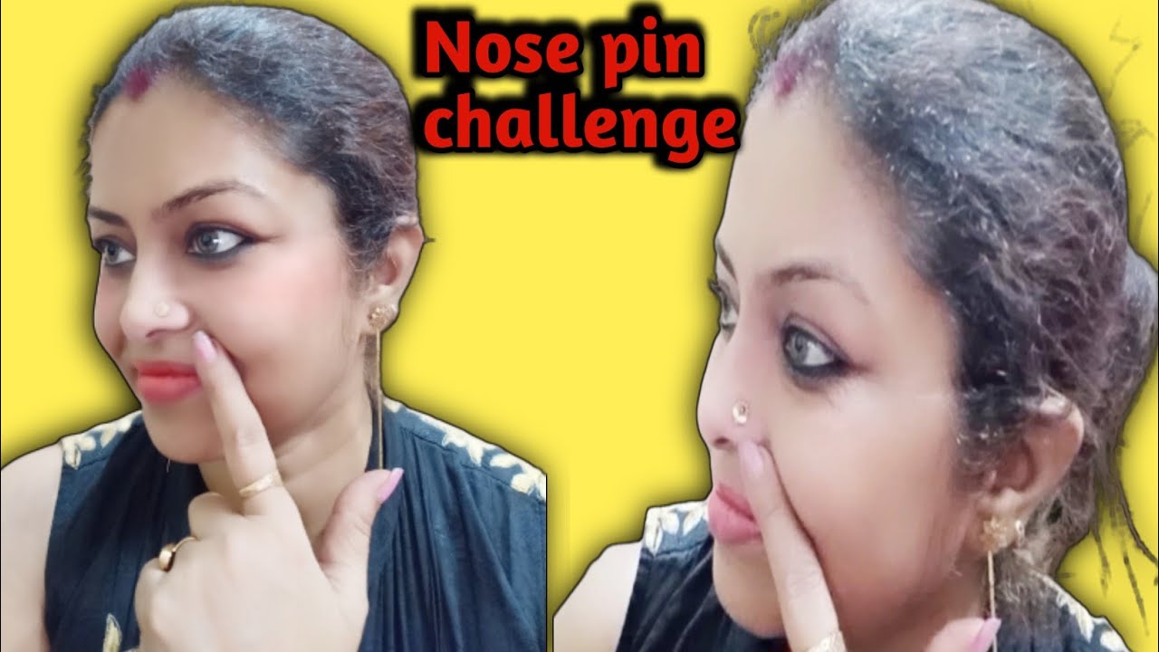 How To Wear & Remove Nose Pin || My Gold Nose Pin Collection ...