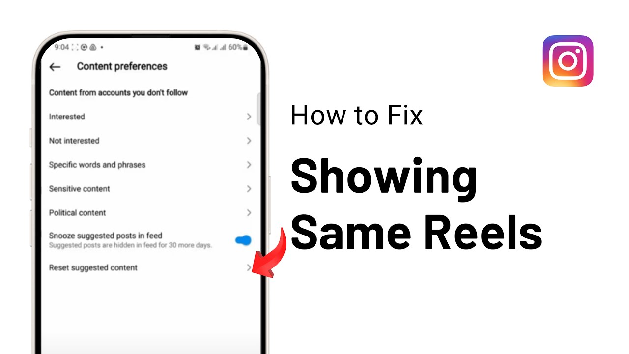 How to Fix Instagram Showing Same Reels - YouTube