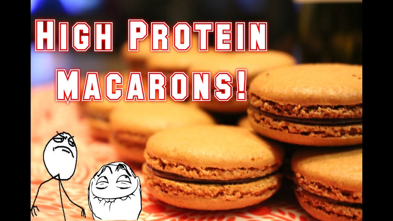 How to make easy protein filled Macarons | Cheat Meal - YouTube