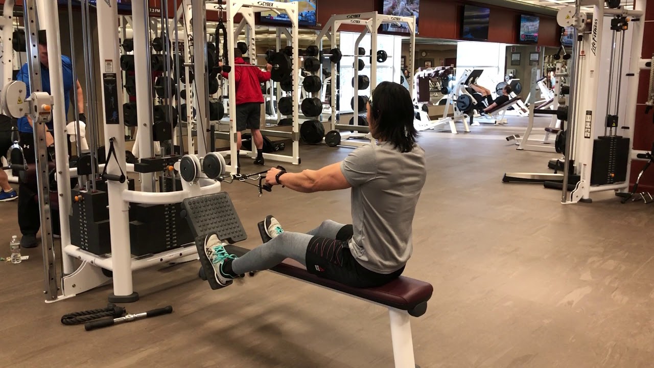 Seated 1-Arm Cable Row - YouTube