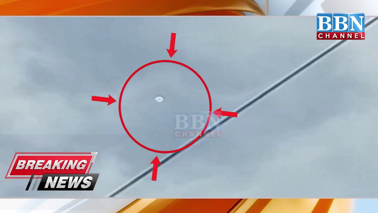 Big Breaking - Strange object can be seen in the sky in Hyderabad - YouTube
