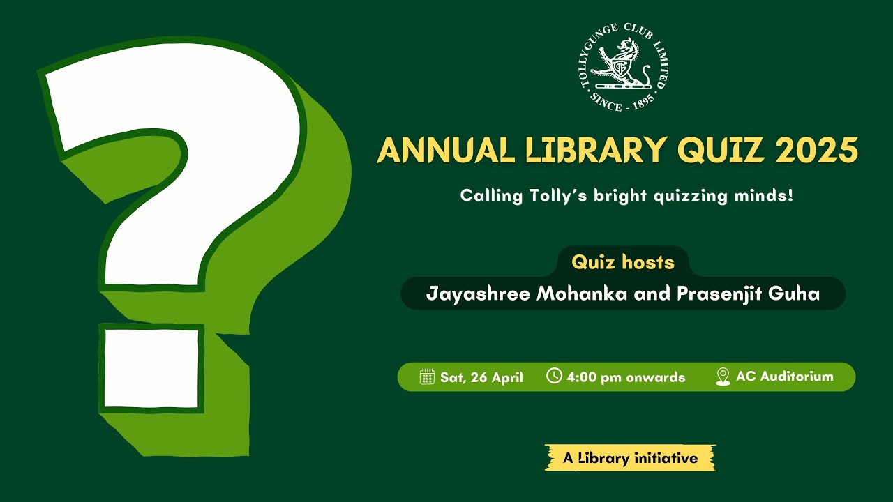 Annual Library Quiz - 2025 - YouTube