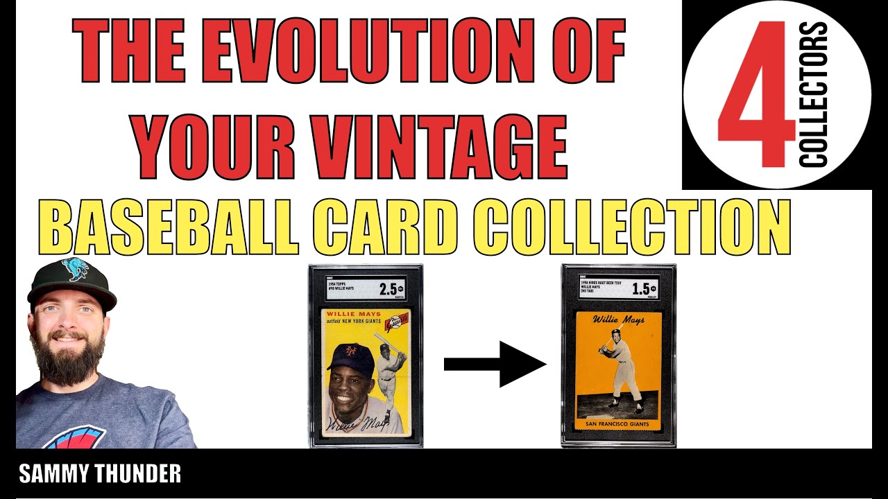 The Evolution of Your Vintage Baseball Card Collection - YouTube