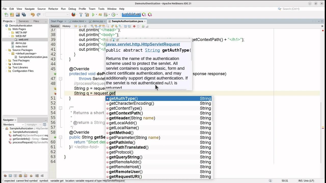 Authentication Using JSP Mysql - YouTube