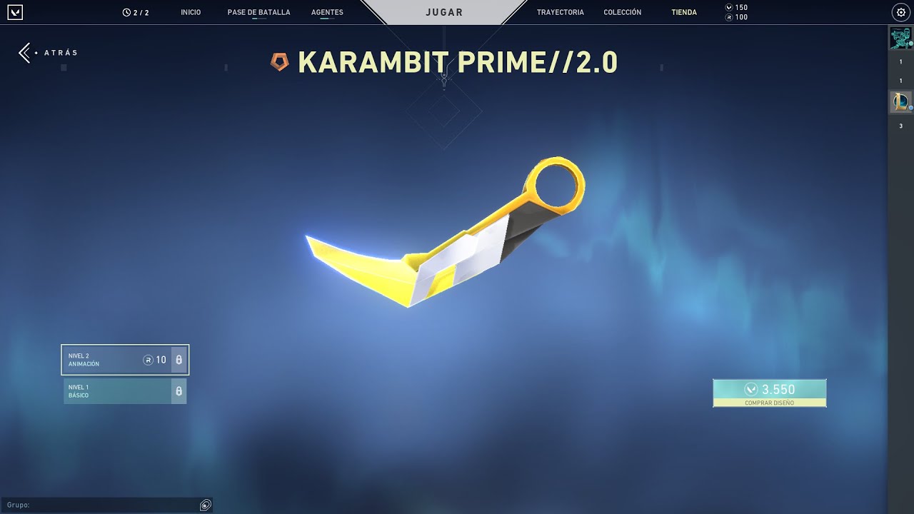 KARAMBIT PRIME 2.0 GAMEPLAY (VALORANT) - YouTube