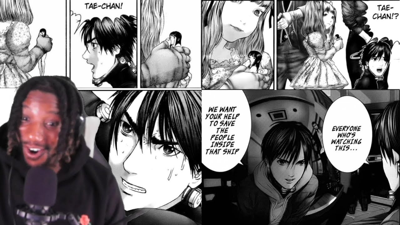 GANTZ Manga 320-329 Reaction! Kurono struggles to find a kidnapped Tae ...