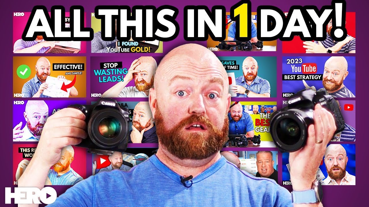 How To Batch Content For YouTube (Beginner Tips Pros Use) - Day 20/22 - YouTube