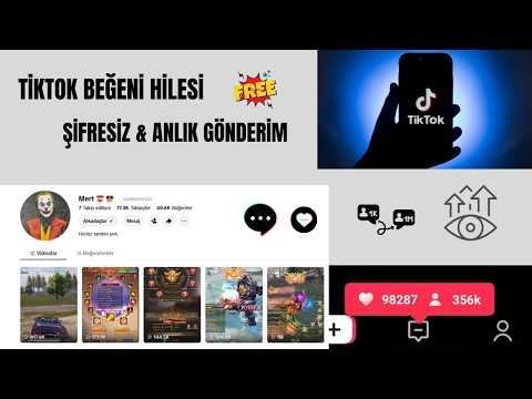 SANİYELER İÇİNDE TİKTOK BEĞENİ ARTTIRMA HİLESİ - ÜCRETSİZ VE ŞİFRESİZ TİKTOK BEĞENİ HİLESİ