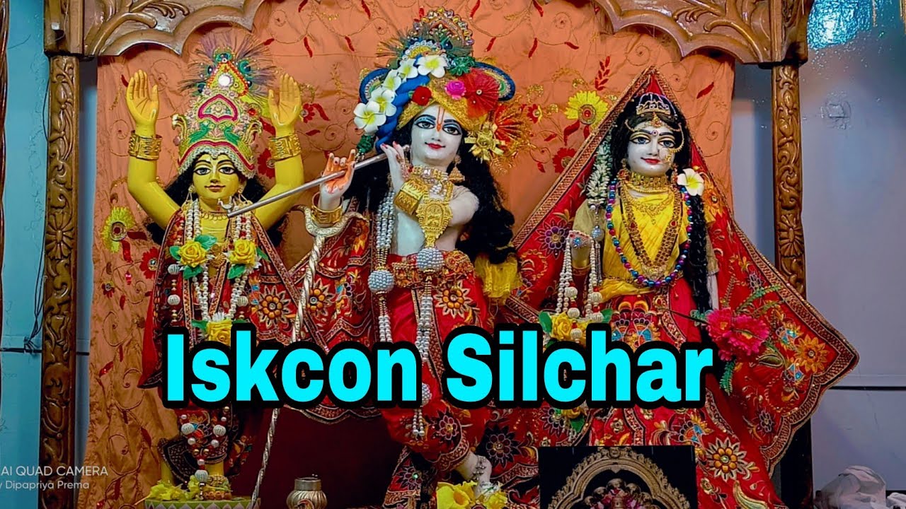 Today's Beautiful Darshan Iskcon Silchar Vrindavan Mandir 🙏#harekrishna ...