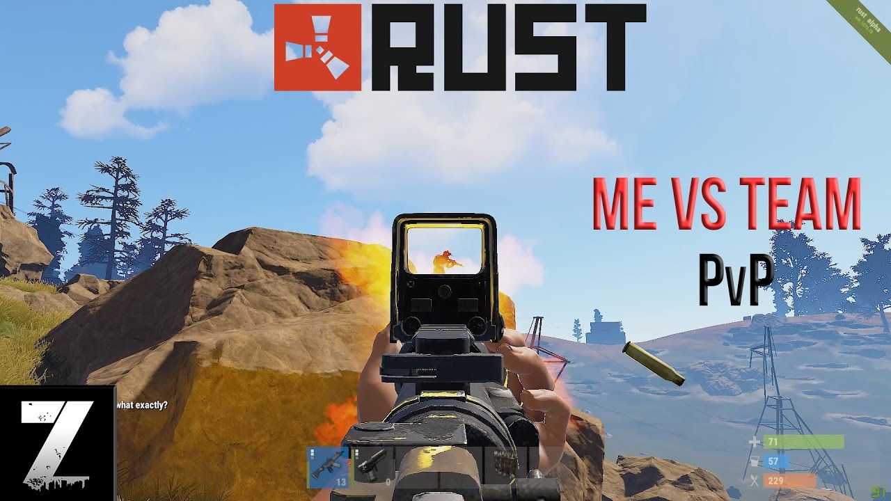 1 VS 4 | RUST GAMEPLAY ITA - YouTube