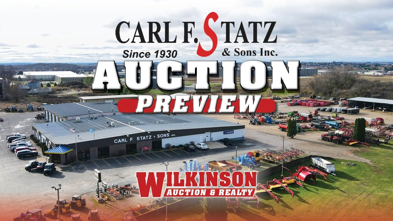 Auction Preview: Carl F Statz & Sons Inventory Reduction and ...