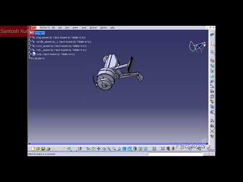 CATIA v5 | DASSAULT SYSTEMES | Walkthrough Part - 9 | COMPASS VIEWS ...