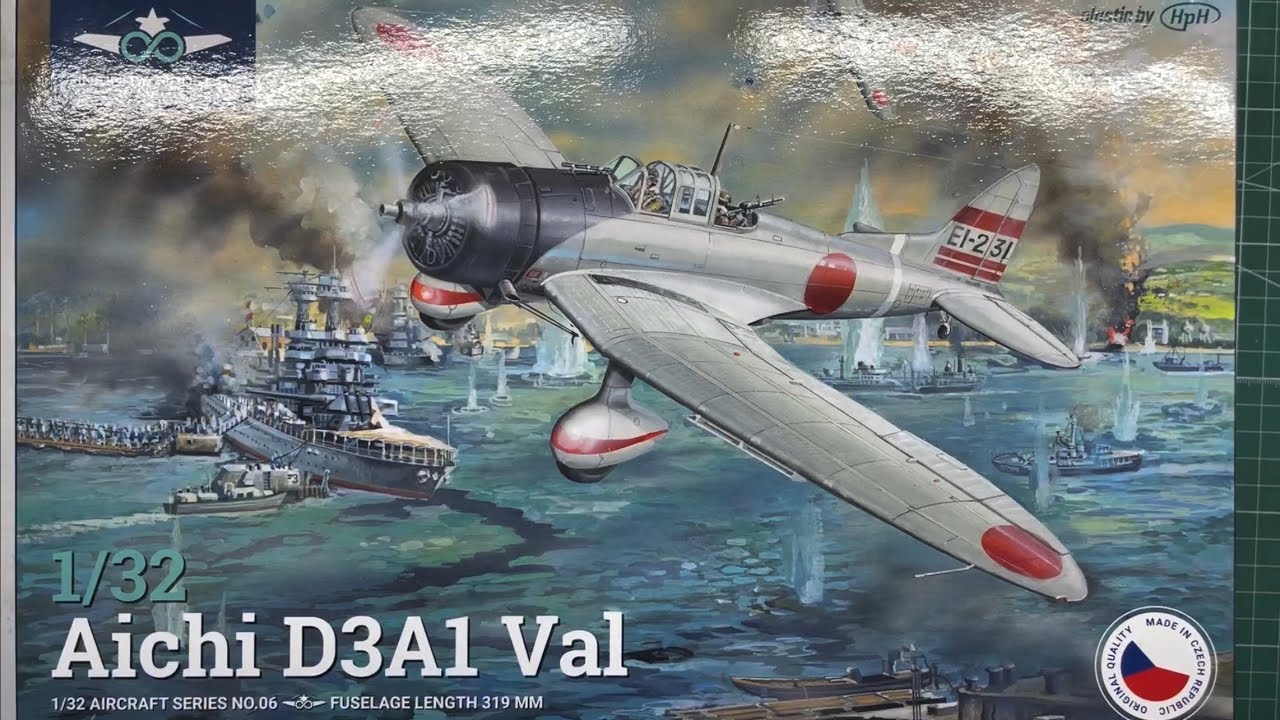 Infinity Models Aichi D3A1 Val 1/32 Scale Model Aircraft - YouTube