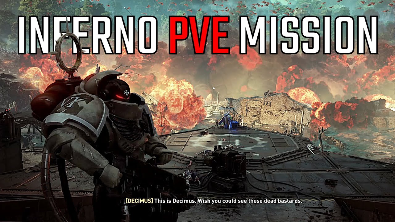Space Marine 2 - Inferno PVE Multiplayer Mission Gameplay Walkthrough ...