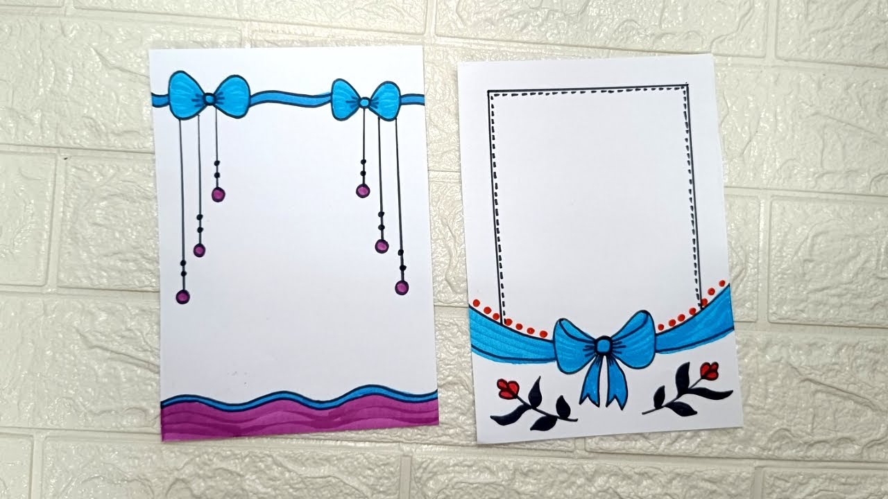 2 Border Designs/Border Designs for Project File/ 2 Quick and Easy ...