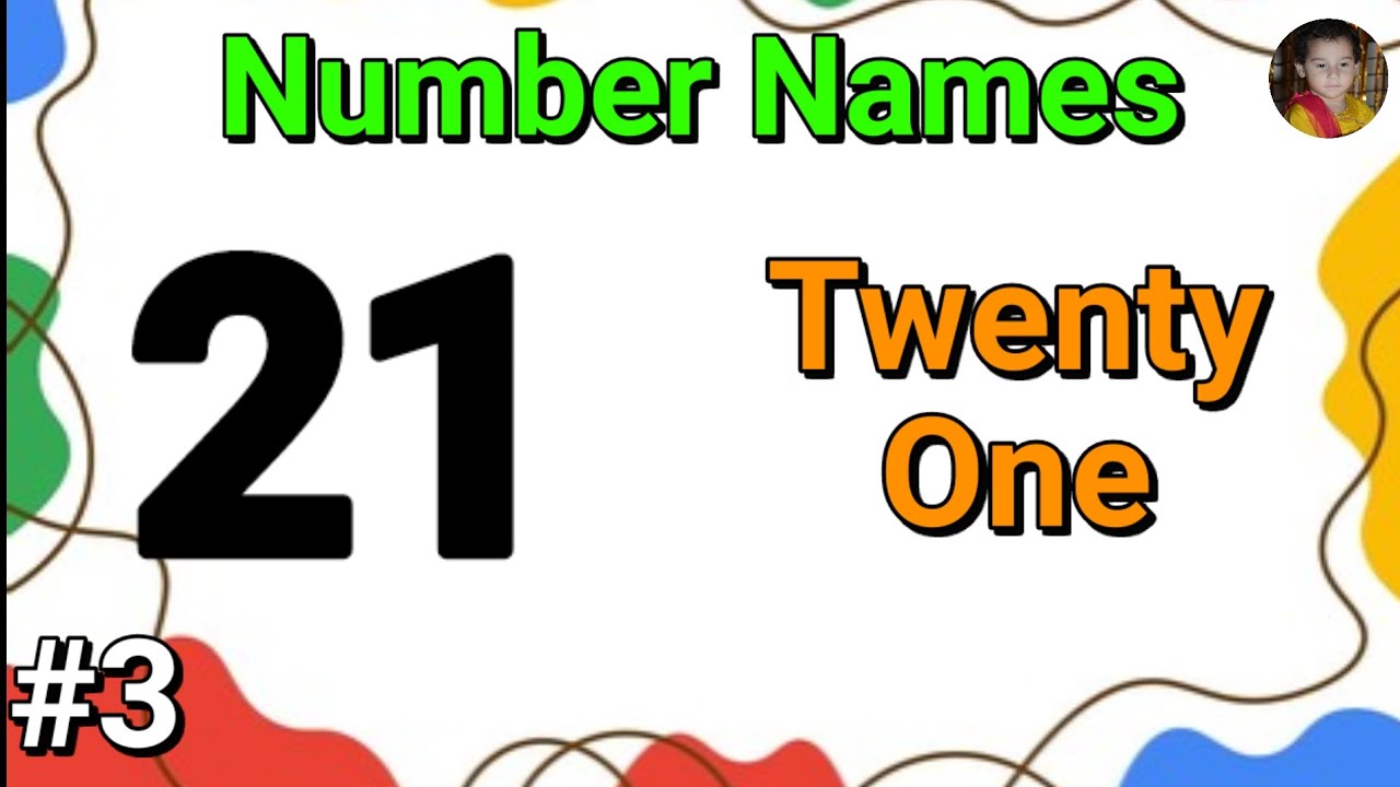 Number Names 21 to 30 | Number Name With Spelling | 123 Counting | # ...