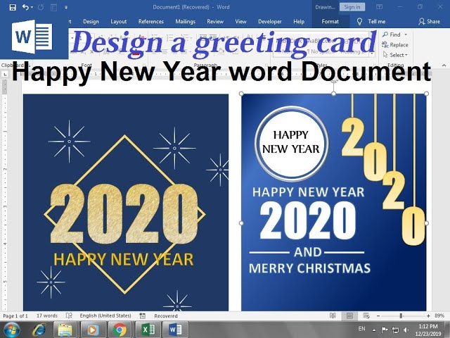 Greeting Cards In Microsoft Word Free Editable Greeting Card Templates