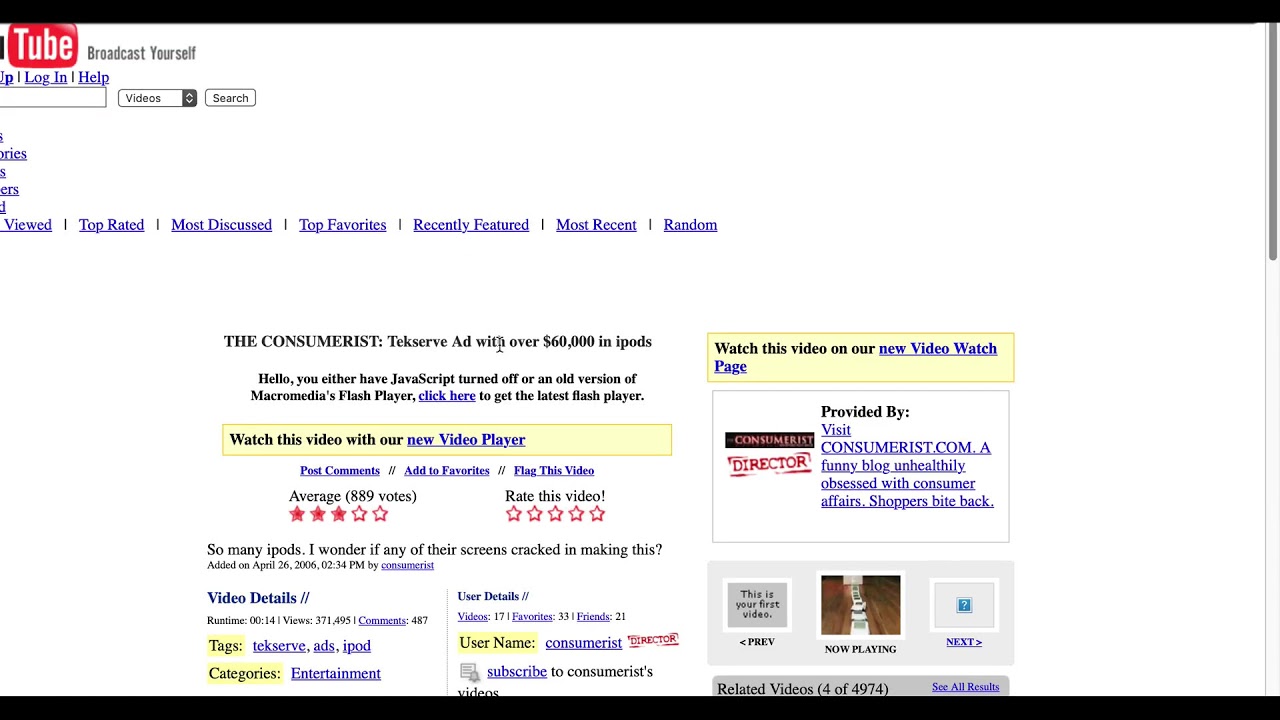 youtube in 2005 - YouTube