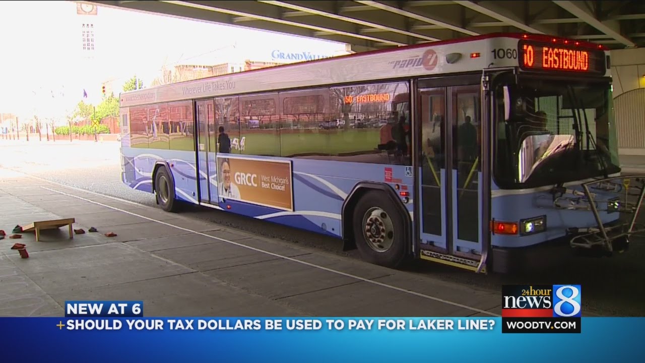 Rapid looks to speed up GVSU stops with Laker Line - YouTube