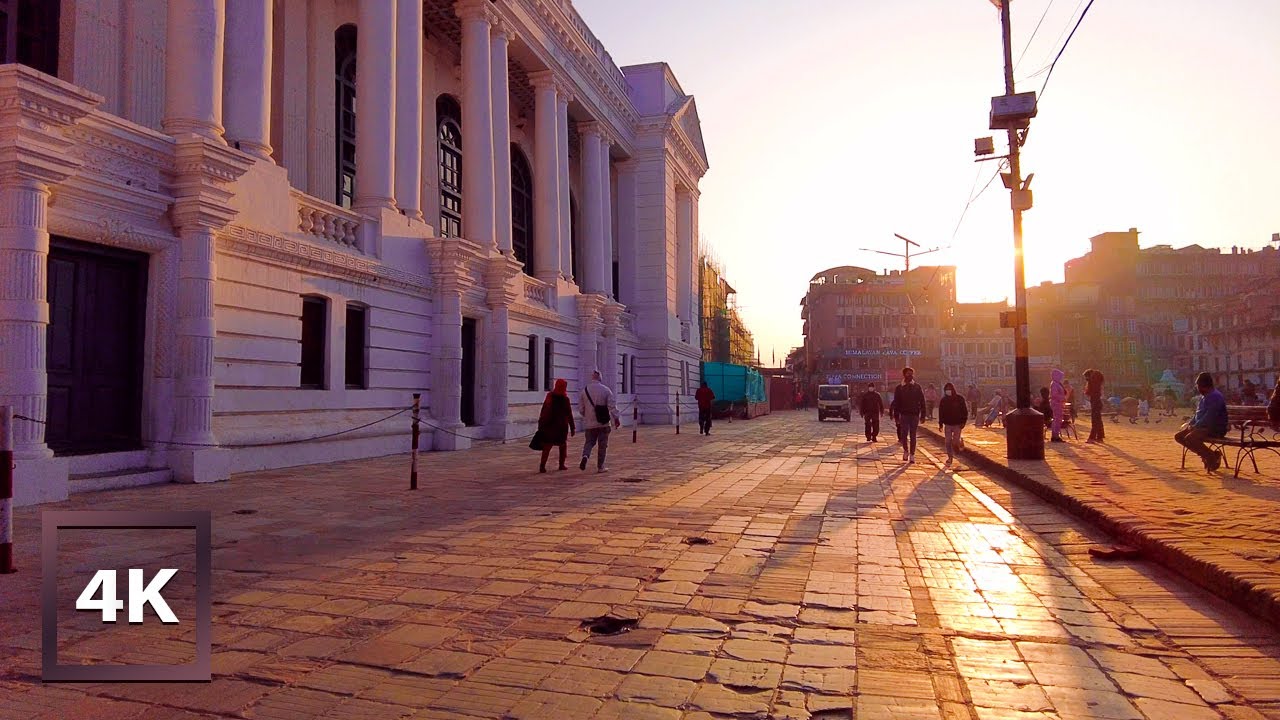 Saturday Morning Local Markets of Kathmandu | 4K Walking Tour of Ason ...