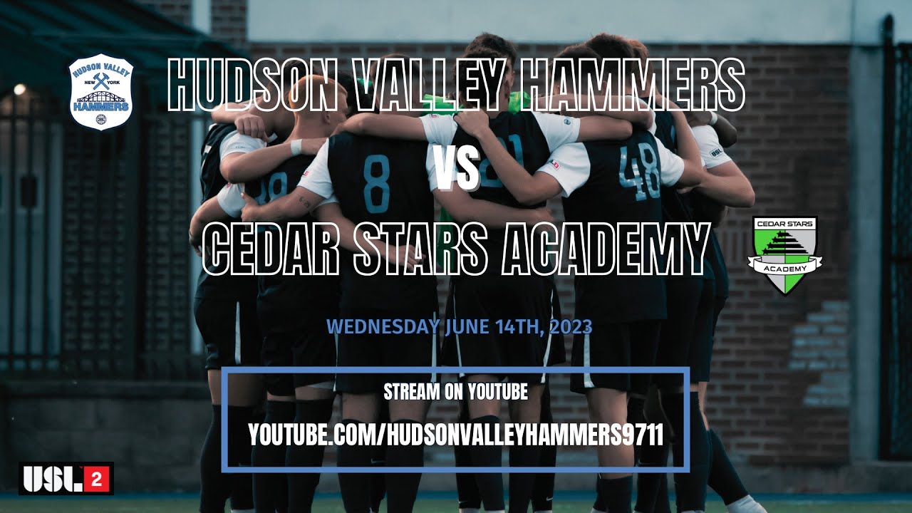 Hudson Valley Hammers vs Cedar Stars Rush - YouTube