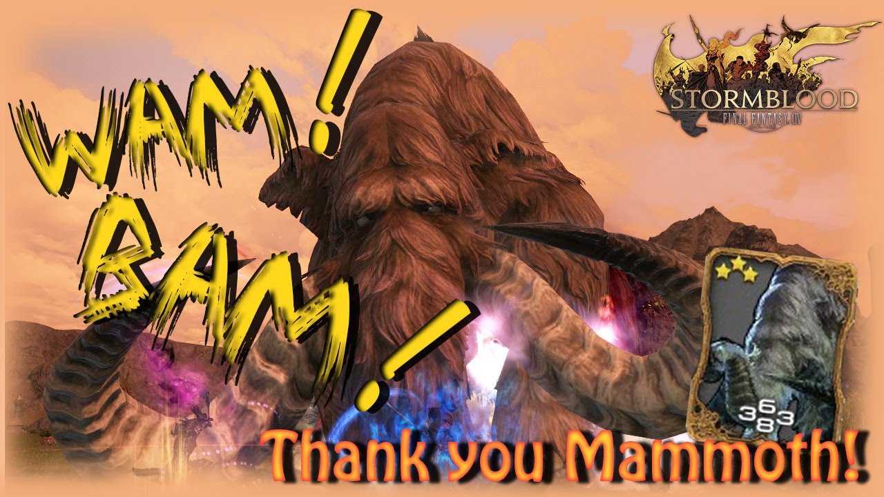 FFXIV Stormblood: Wam Bam Thank You Mammoth! Fate Guide - YouTube