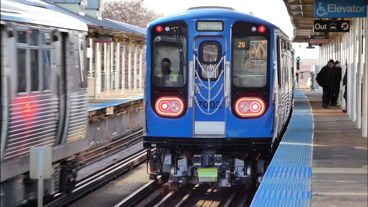CTA 'L' - 7000 Series Cars Performance Testing on the Green Line at ...