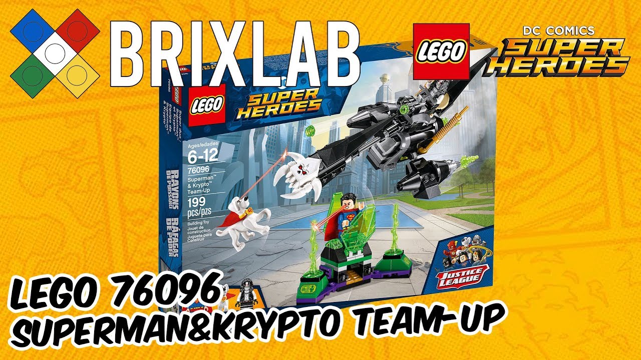 LEGO 76096 - Superman & Krypto Team-UP - Unboxing, montaggio e ...