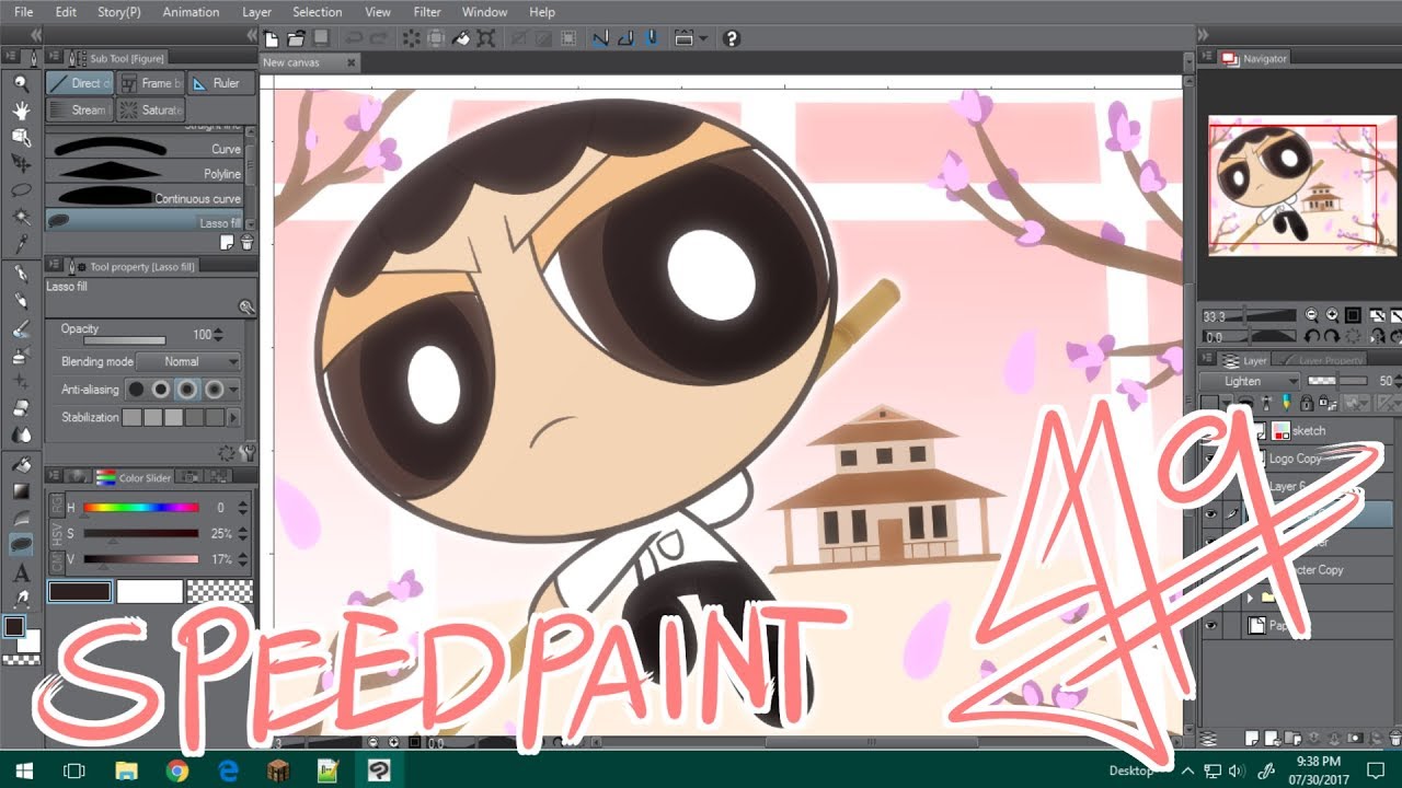 Vincent Lumpas Speedpaint: My Fight - YouTube