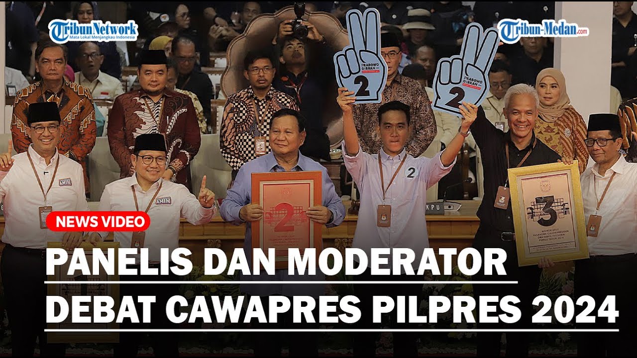 🔴kpu Ri Rilis 11 Nama Panelis Dan Moderator Debat Perdana Cawapres