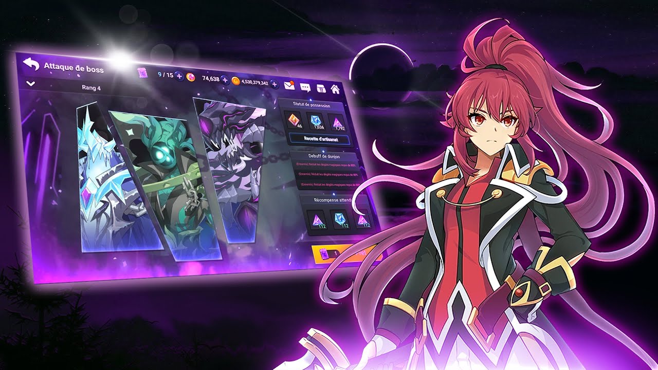 [GRAND CHASE] Attack Boss Rank 1-4 - YouTube