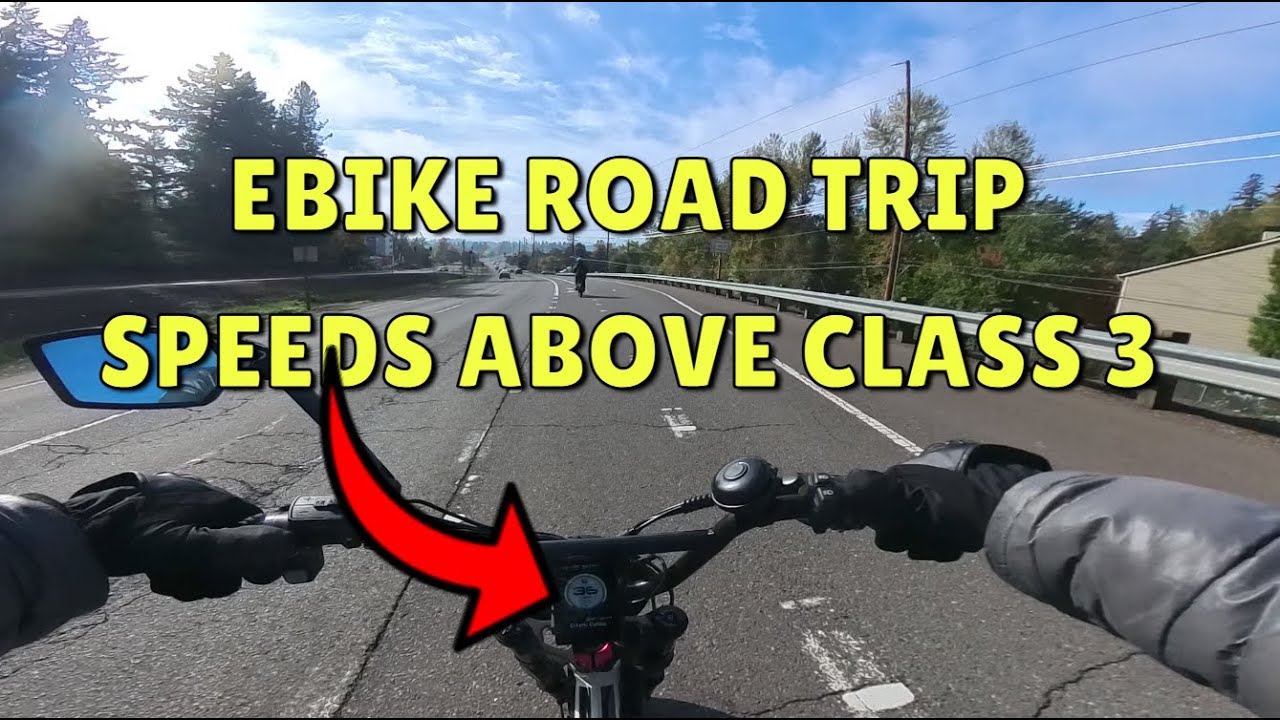 Road Ride At Speeds Above Class 3 #ebike #roadtrip #bike - YouTube