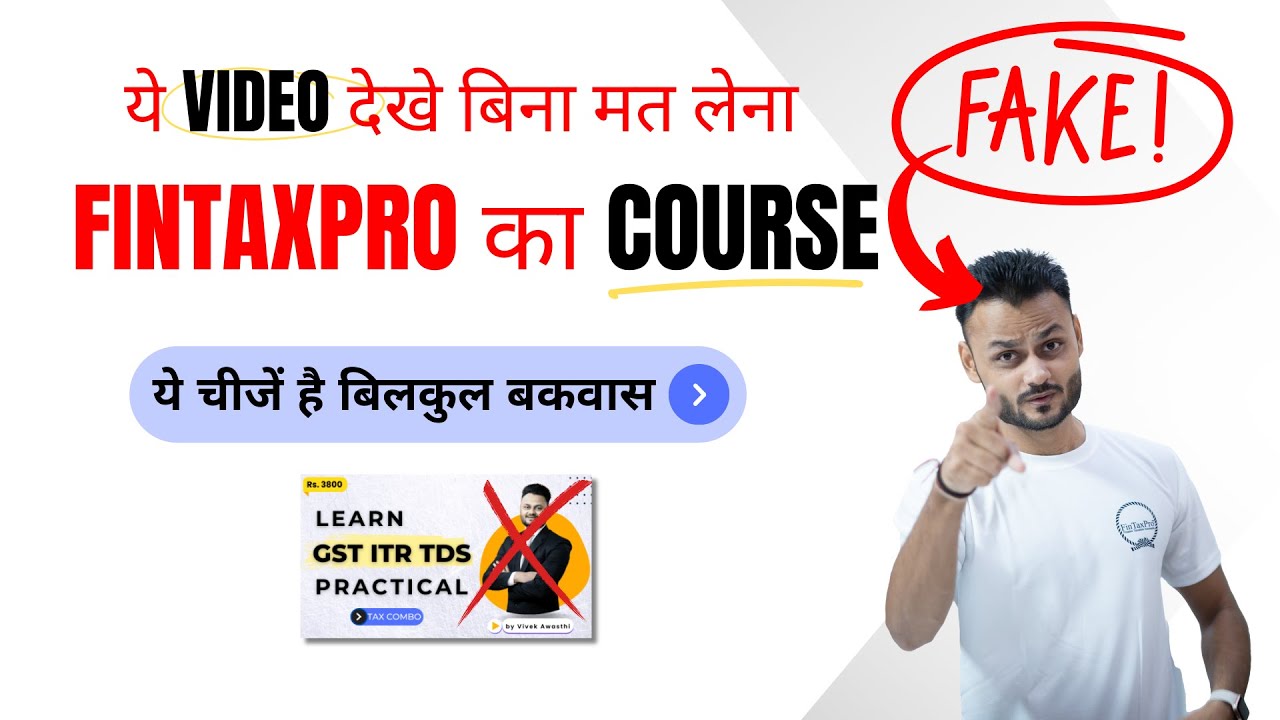 Fintaxpro Course review | Don't Take This Course Without Watching This ...