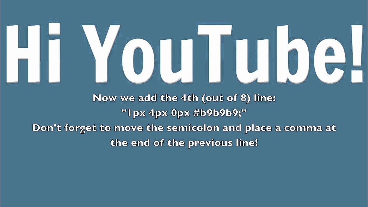 Pure CSS 3 3D text tutorial - YouTube