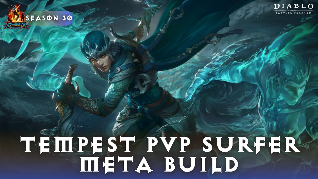 Diablo Immortal - Tempest PVP SURFER META Build Season 30 - YouTube