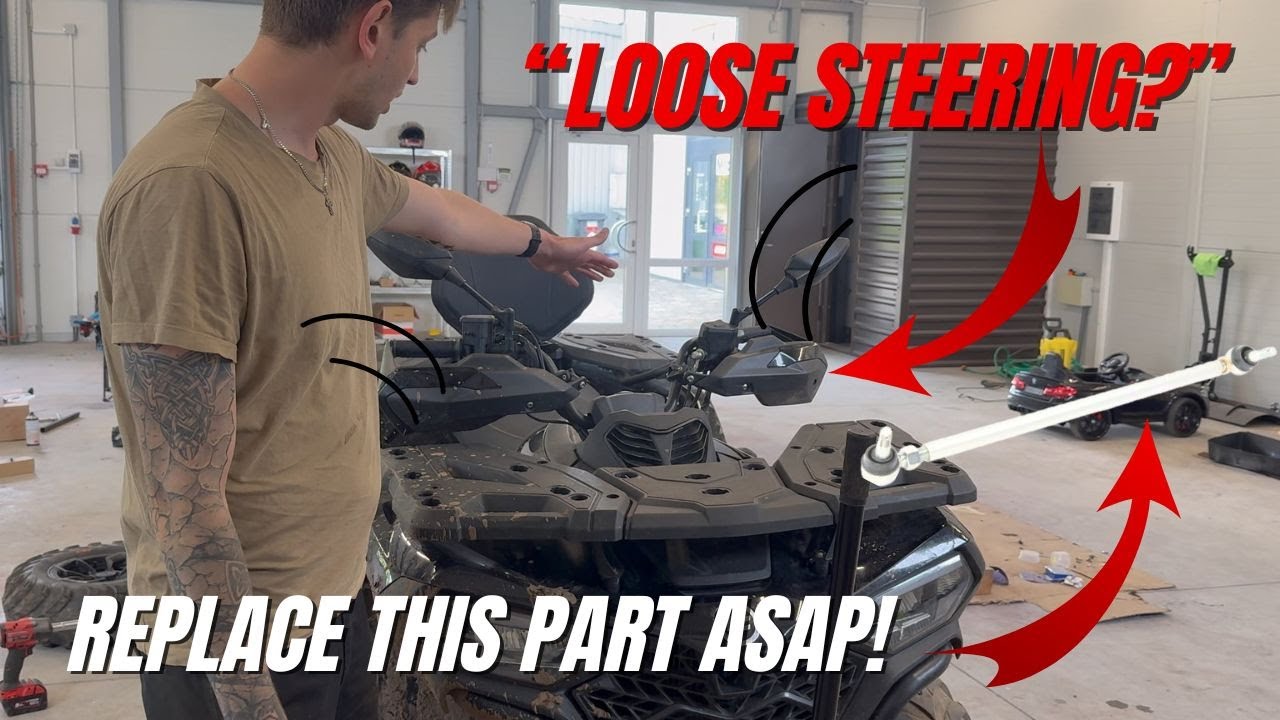 Why Your ATV Steering Sucks – Steering Rod Fix! - YouTube