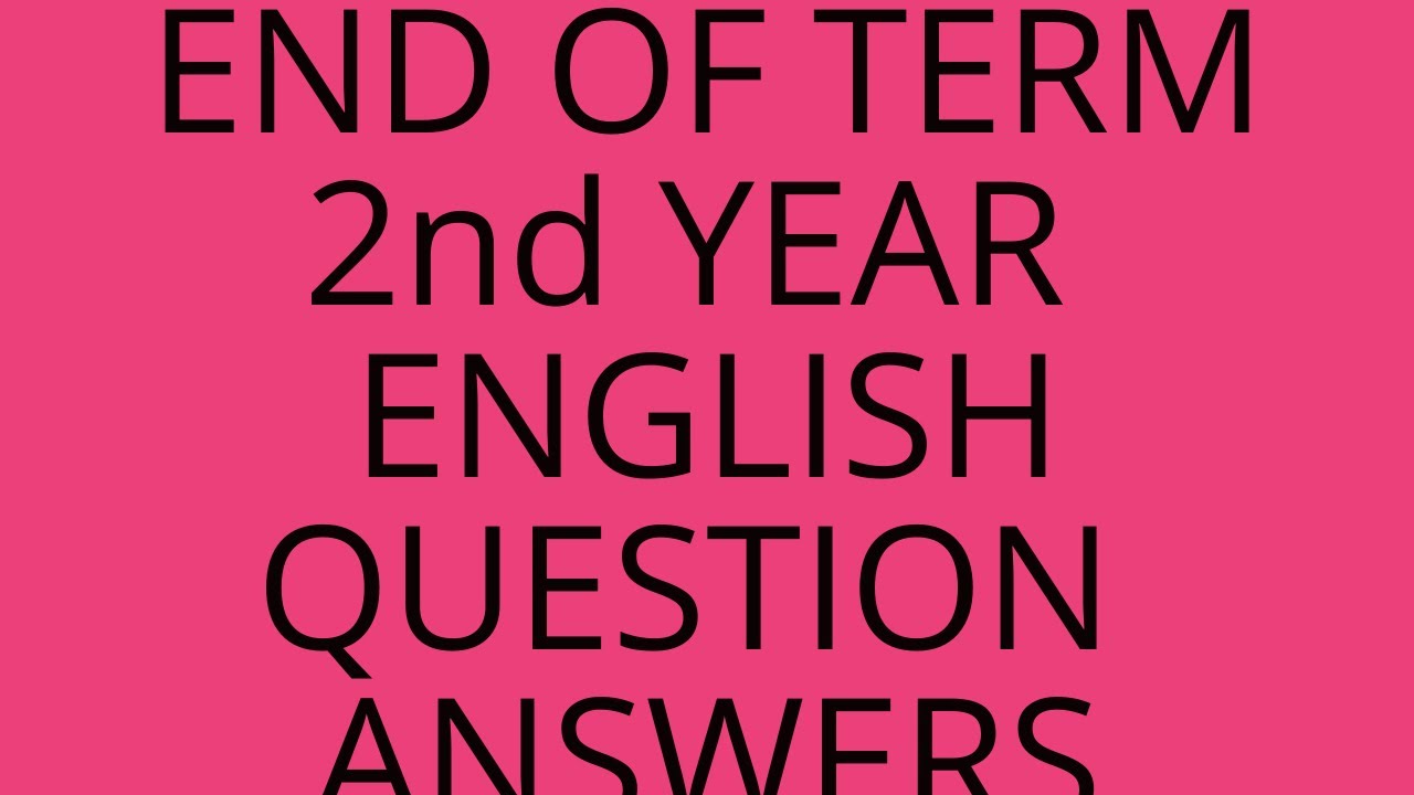 Chapter 4 End Of The Term Questions Answers YouTube Chapter 4 End Of The Term Questions Answers YouTube