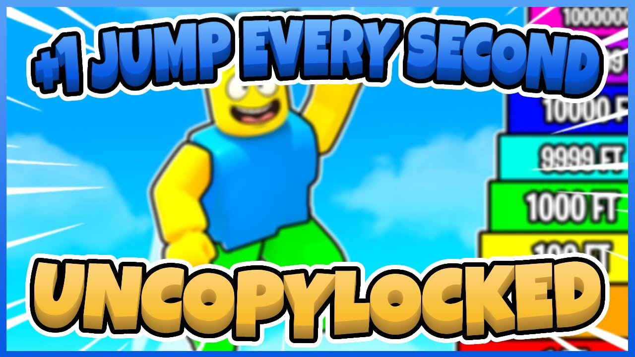 +1 Jump Every Second Free Uncopylocked [Roblox Studio] - YouTube