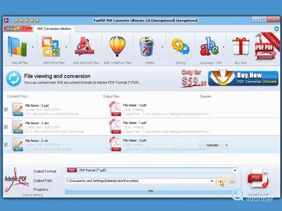 FoxPDF PDF Converter Ultimate video demo - YouTube