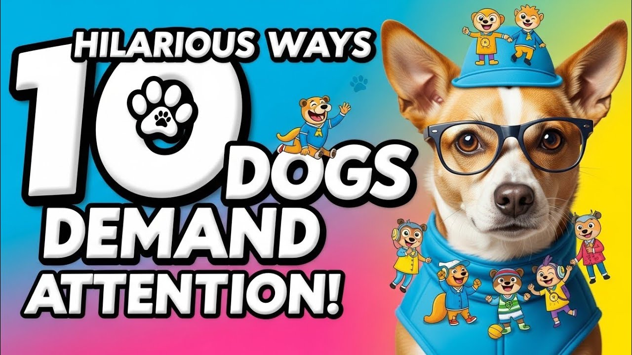 10 Hilarious Ways Dogs Demand Attention! - YouTube