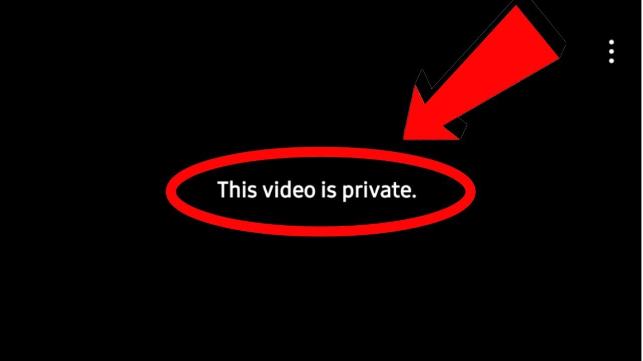 YouTube This Video Is Private Problem Solution - YouTube