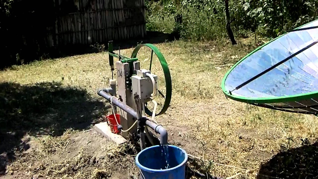 Solar steam pumping - YouTube