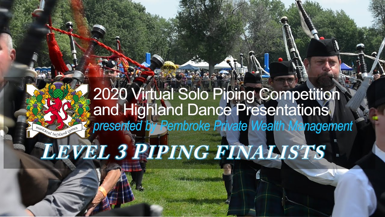 Level 3 piping finalists 2020 - YouTube